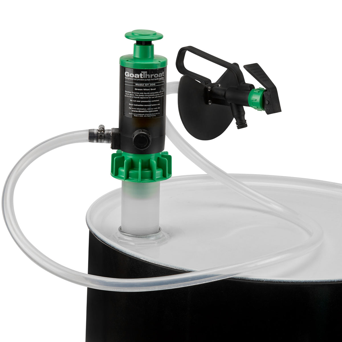 GT300 Pump Bundle W/Remote Tap - PVC Hose — GoatThroat Pumps